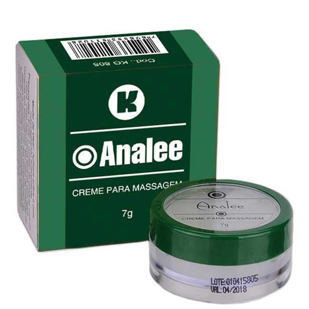 Anestésico Analee em Creme 7g – K-Gel – Loja Mistisexy